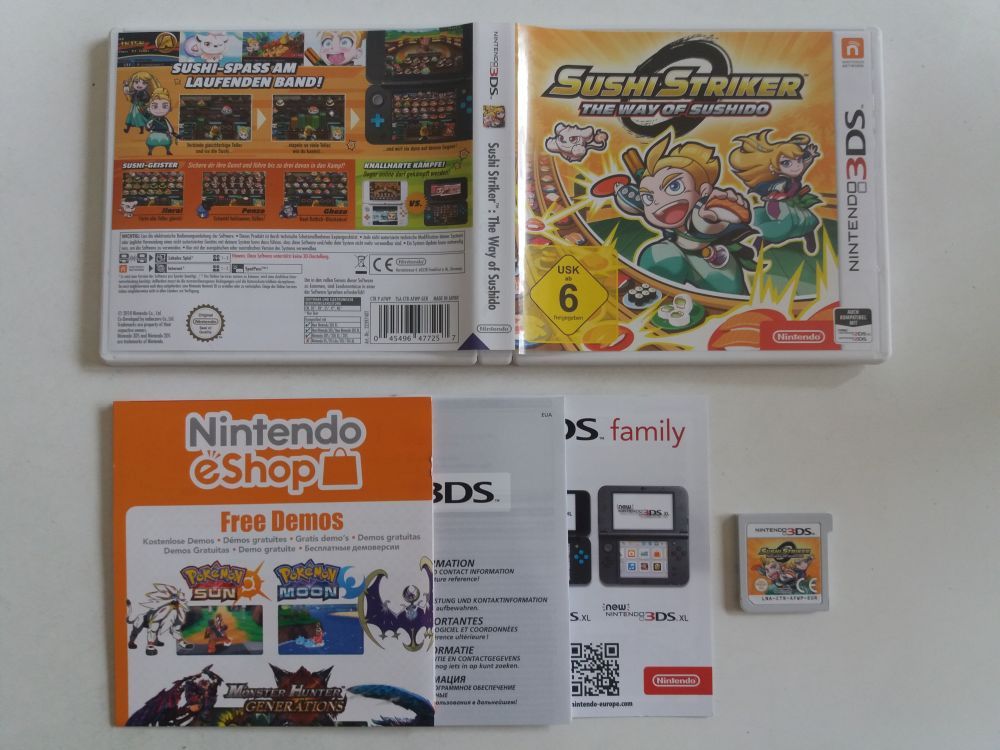3DS Sushi Striker The Way of Sushido GER 47927 12.99 RetroGameCollectorHeaven english version